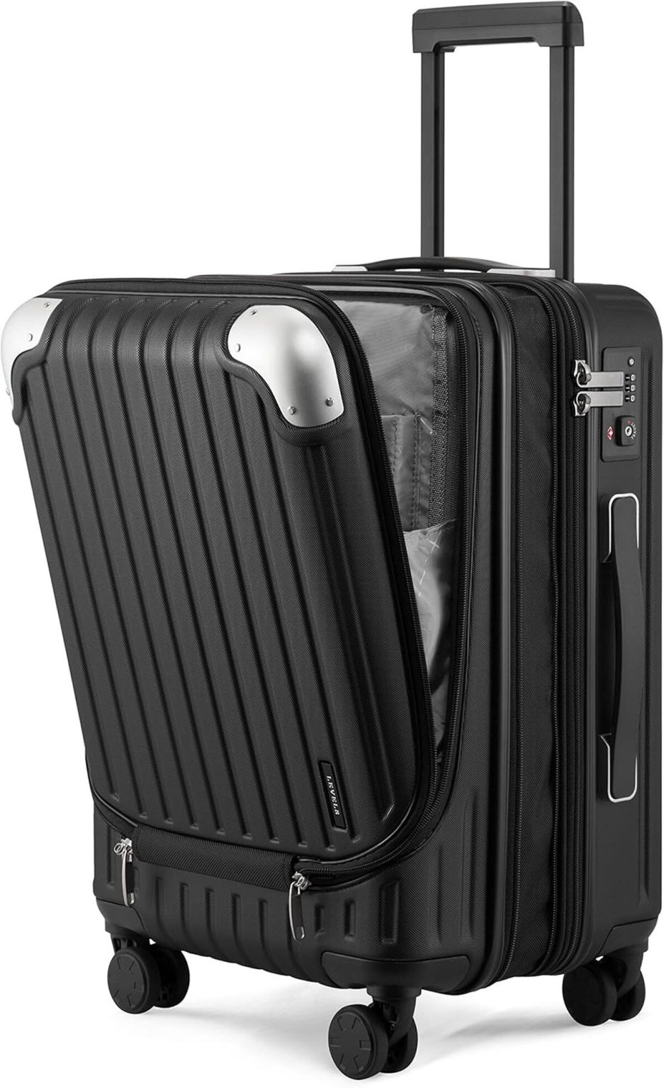 Test de la valise cabine extensible LEVEL8 ABS+PC avec serrure TSA