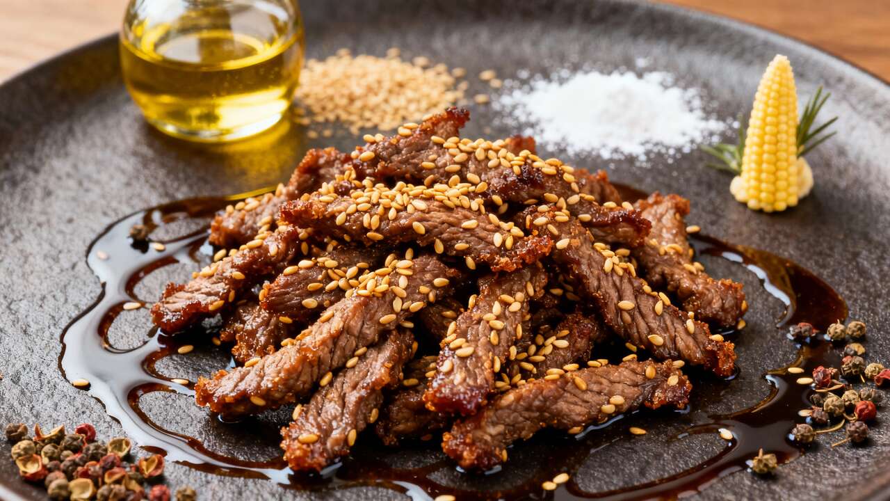 Recette irrésistible : découvrez le bœuf croustillant au sésame