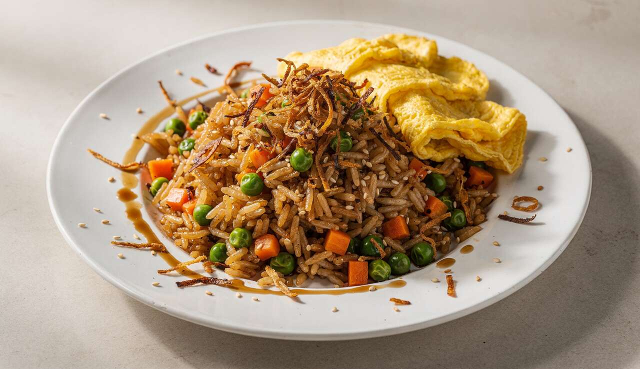 Riz frit express : régal en quelques minutes