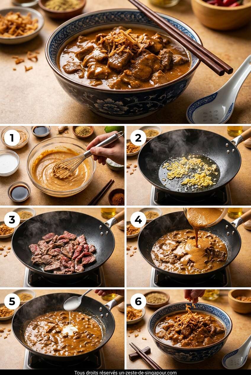 Recette bœuf saté : préparation facile et savoureuse